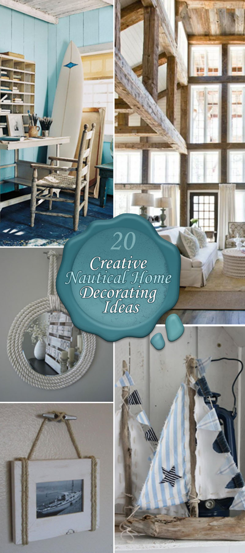 20 Creative Nautical Home Decorating Ideas