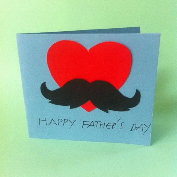 40 DIY Father s Day Card Ideas And Tutorials For Kids Hative