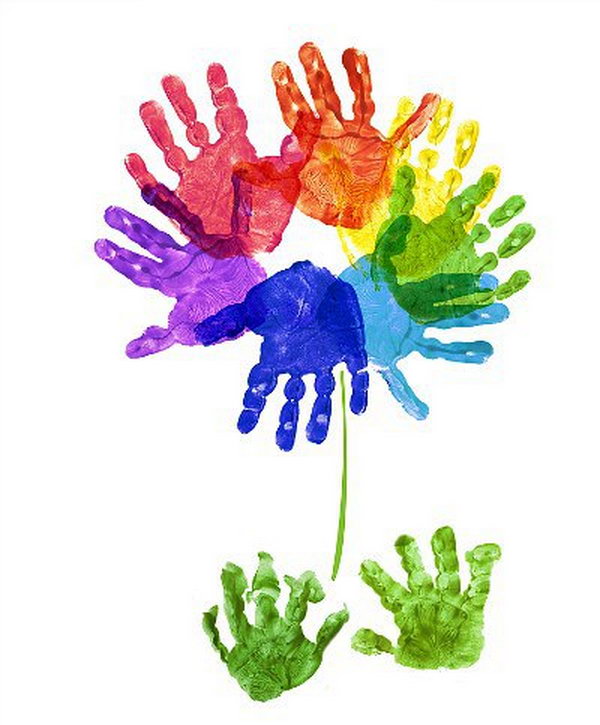 25 Fun And Beautiful Handprint Footprint Crafts For Your Kids To Make 
