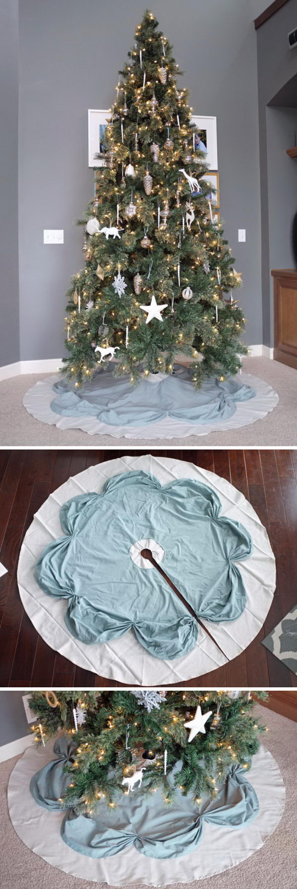 35 DIY Christmas Tree Skirt Ideas 2023 35 DIY Christmas Tree Skirt Ideas 2023